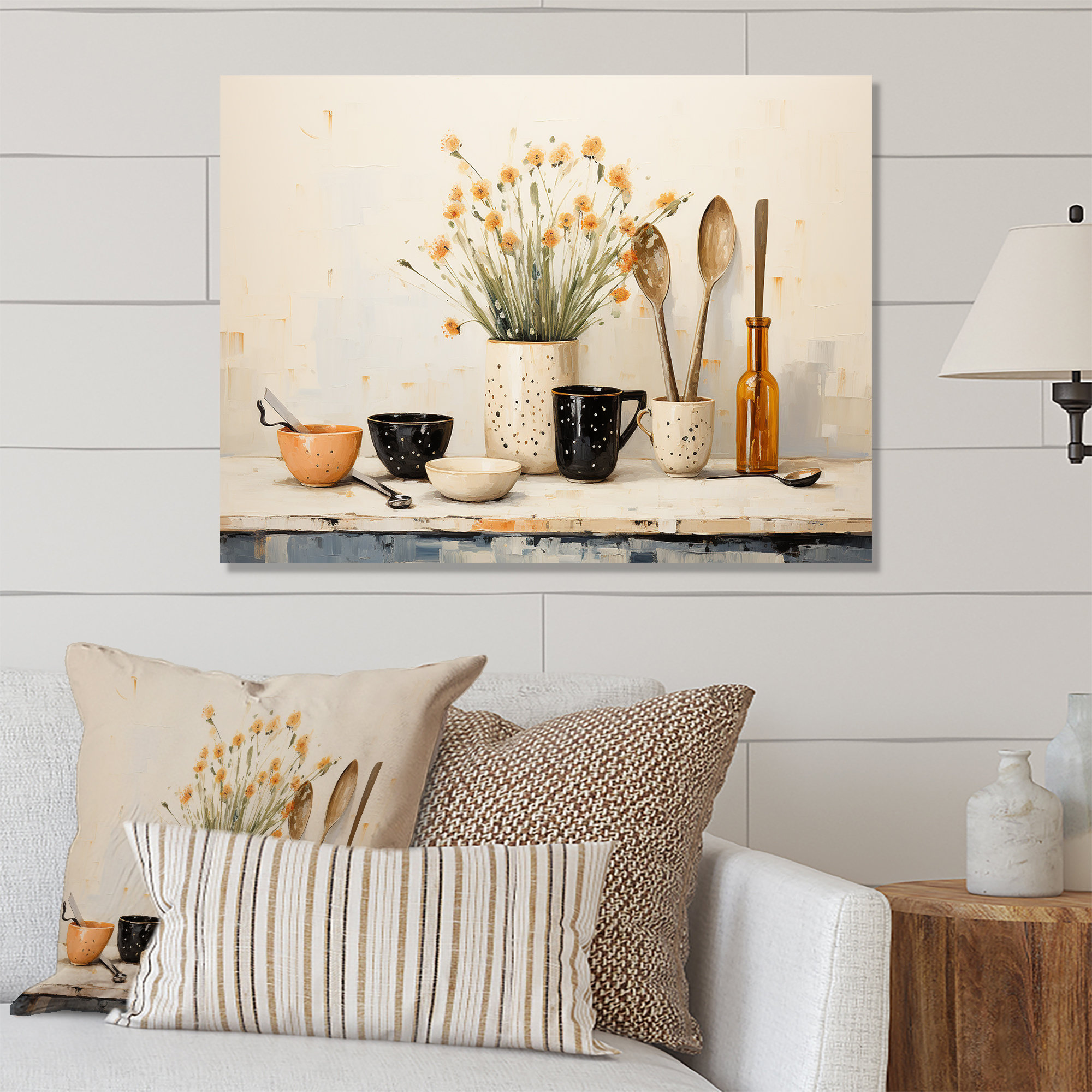 Lark Manor™ Minimalist Kitchen Cutlery 1 - Kitchen Metal Wall Art ...