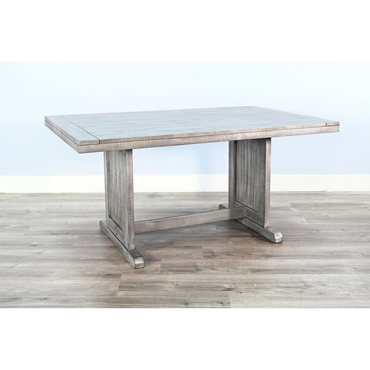 August Grove® Bochini Solid Wood Dining Table | Wayfair