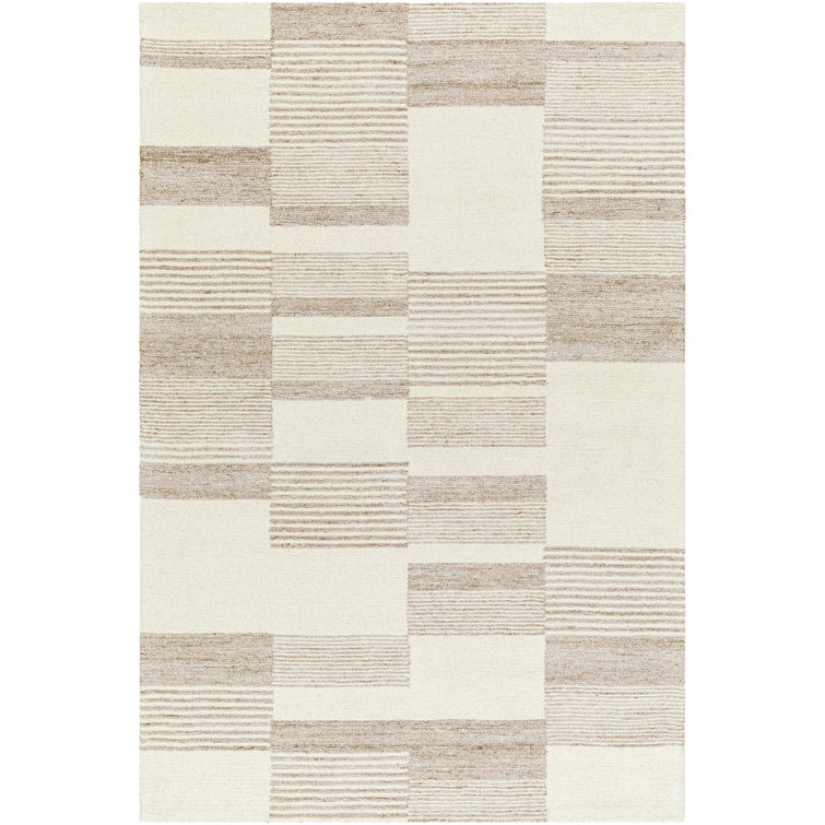 Hokku Designs Dusza Hand Tufted Wool Geometric Rug | Wayfair