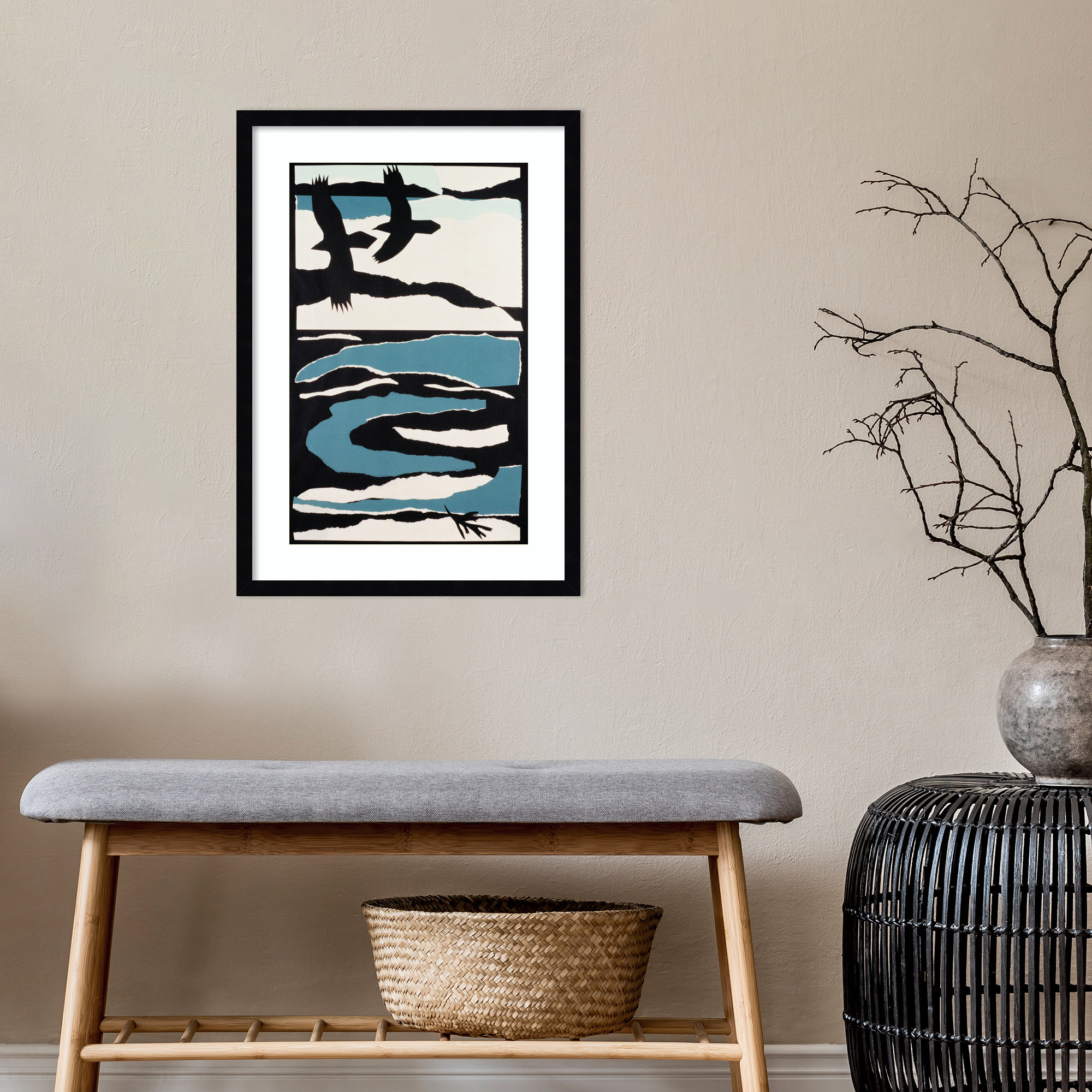 Red Barrel Studio® Ravens by John Wallington - Single Picture Frame ...