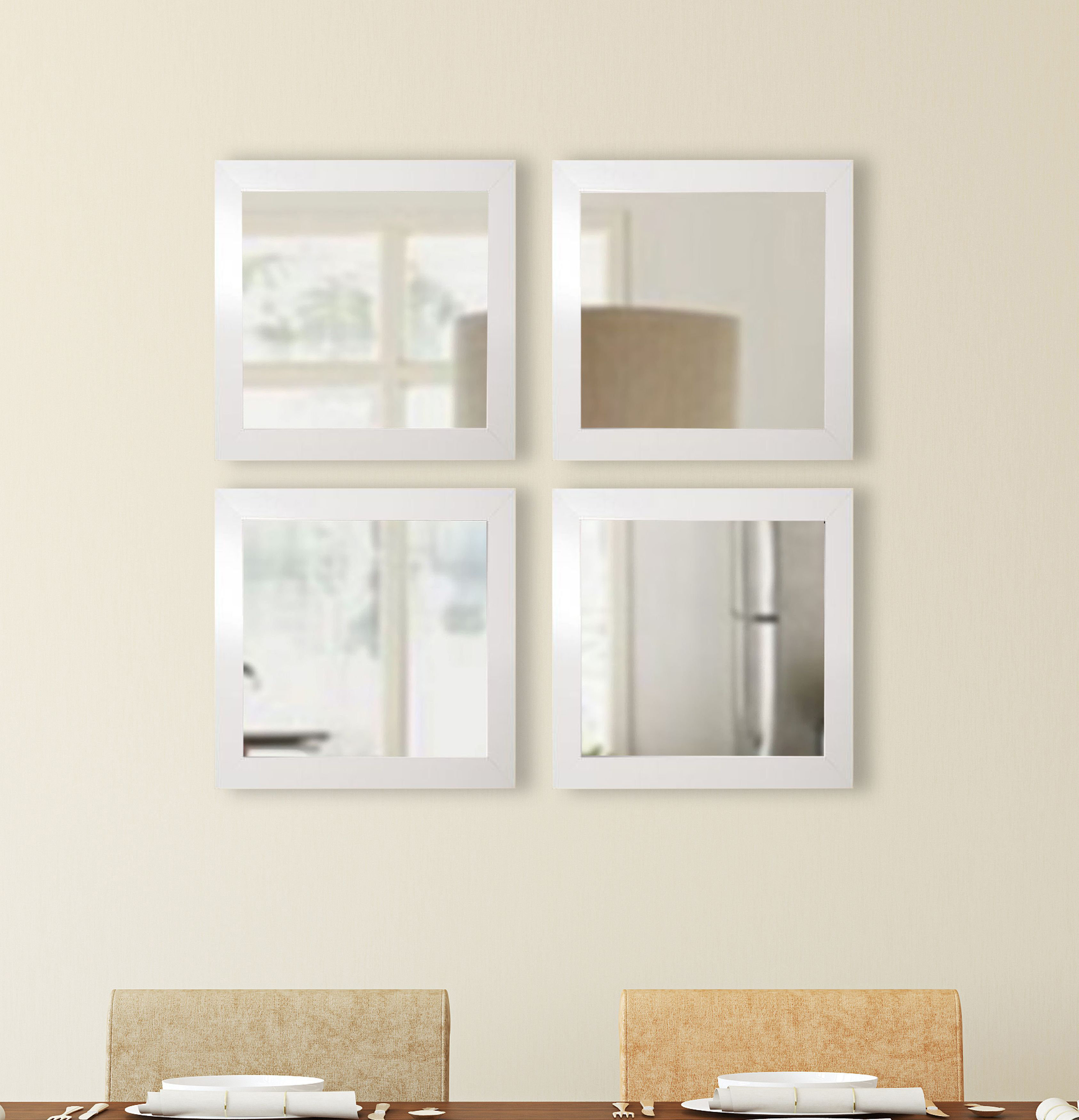 Wade Logan® Dematteo 4 Piece Denham Modern & Contemporary Mirror Set ...