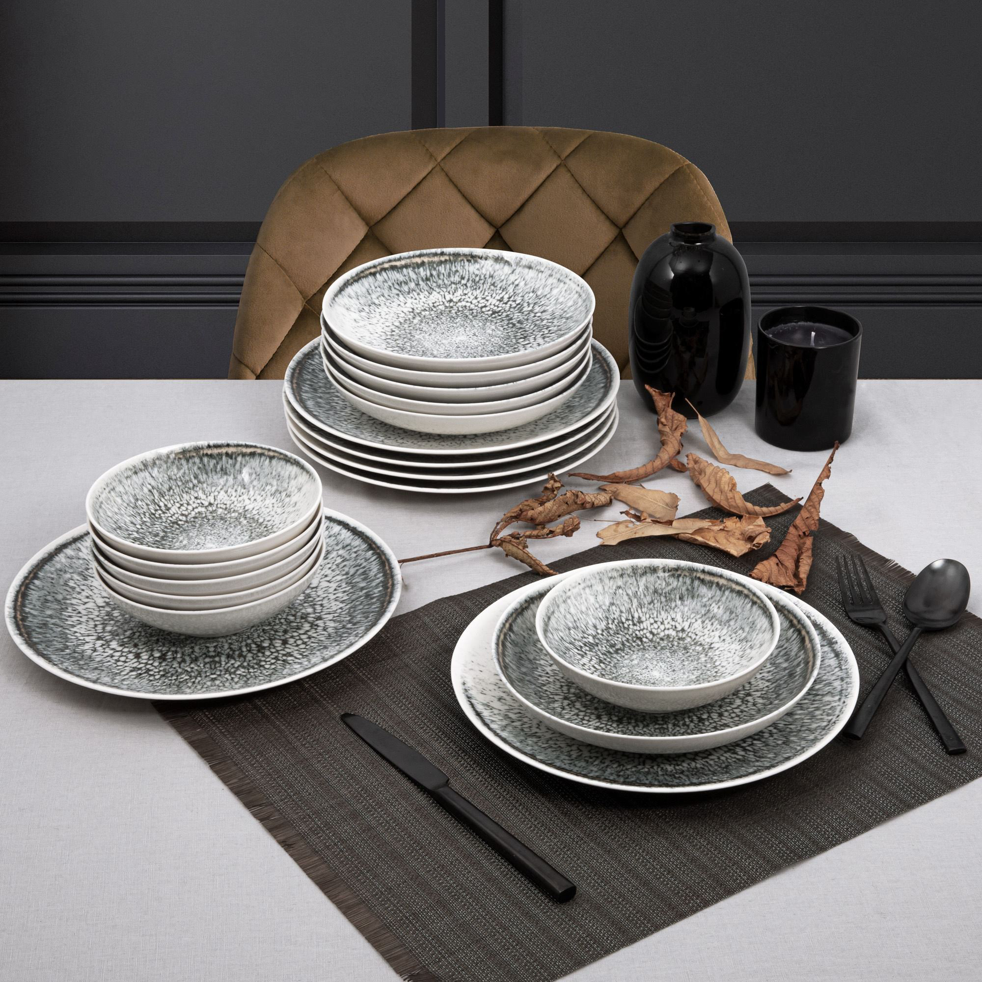 East Urban Home 18 Piece Dinnerware Set, Service for 6 | Wayfair