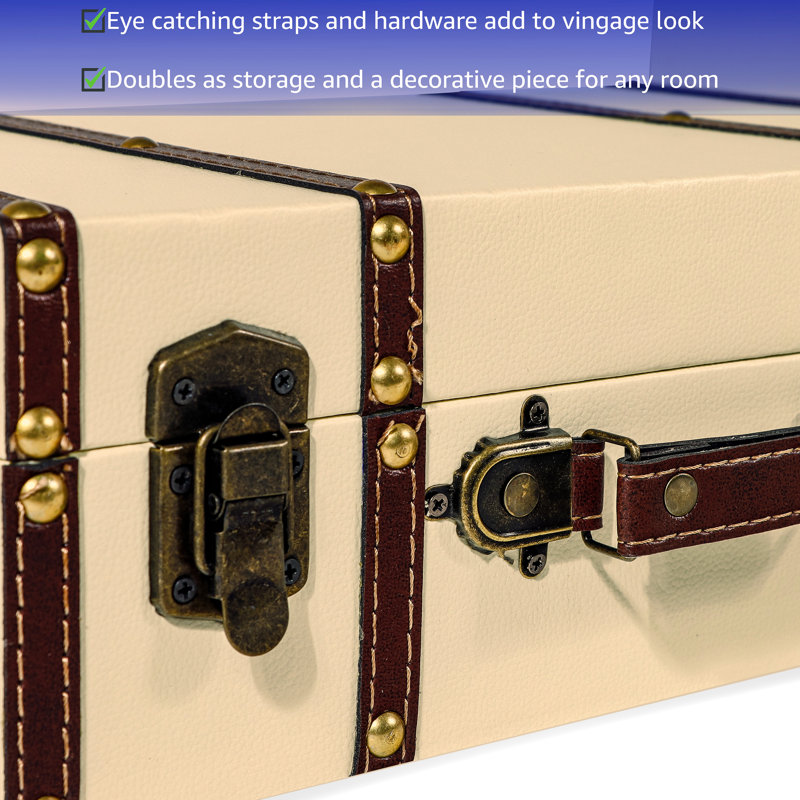17 Stories Noorhan 2 Piece Decorative Trunk Set | Wayfair