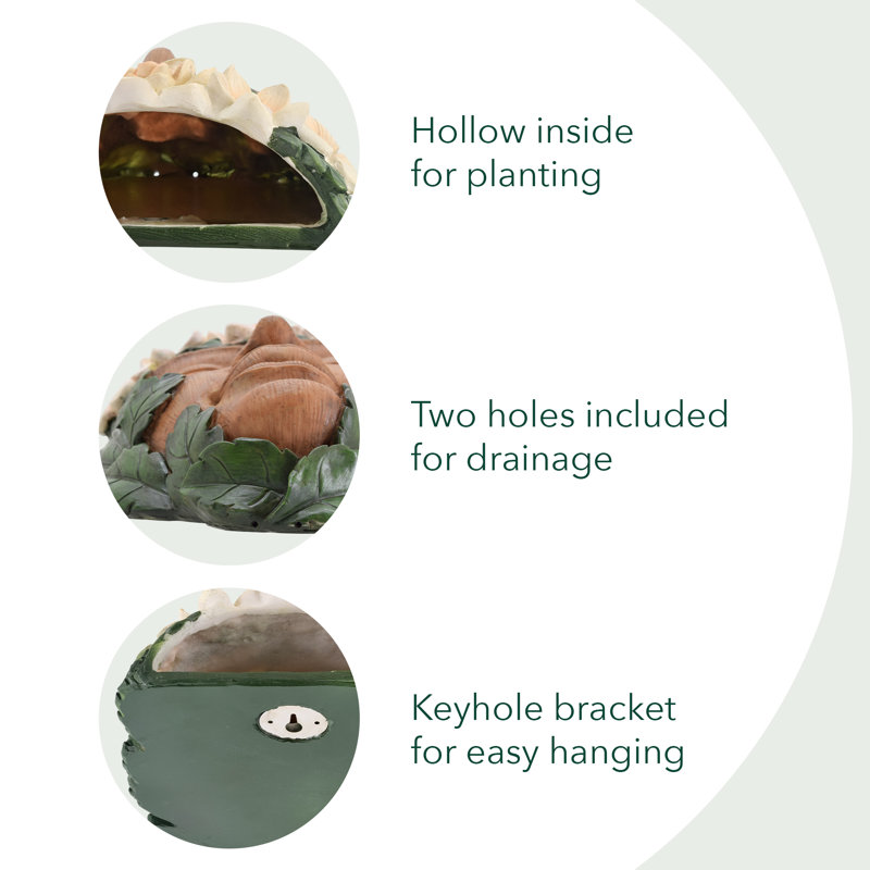 Trinx Herbey Face Forest Statue | Wayfair