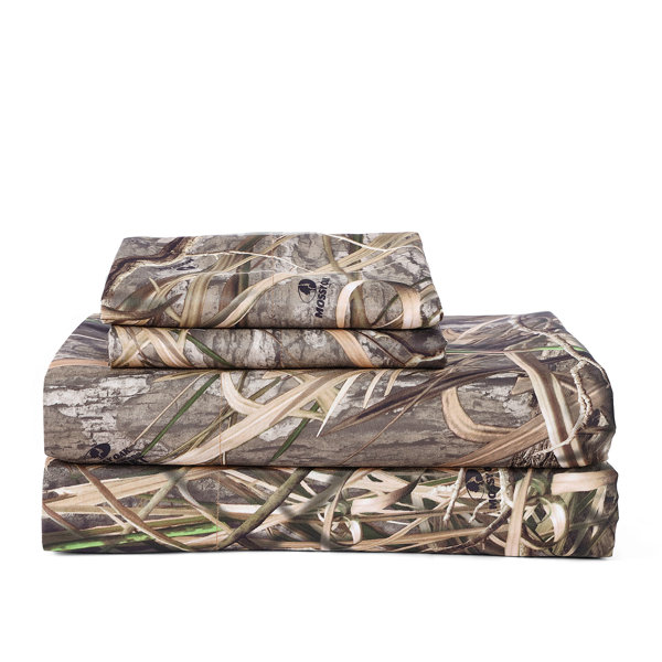 Mossy Oak Shadow Grass Habitat Microfiber Sheets Camouflage & Hunting ...