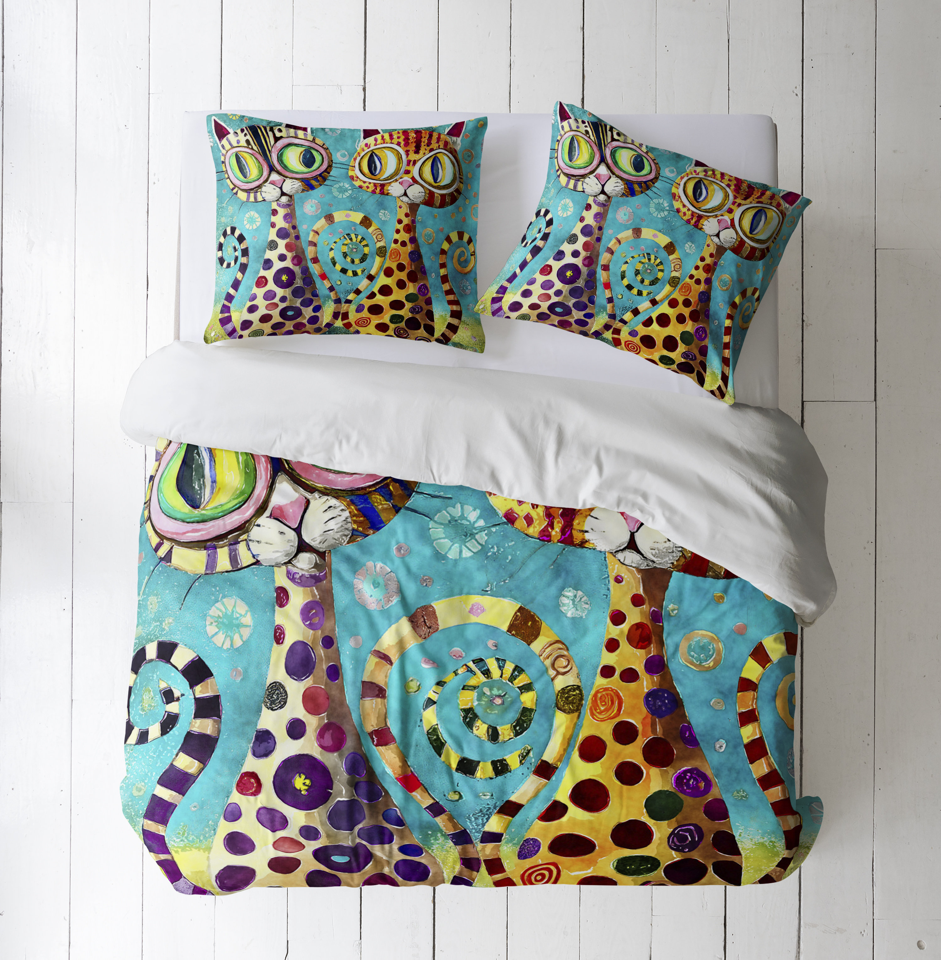 Folk N Funky Polyester Duvet Cover Set | Wayfair
