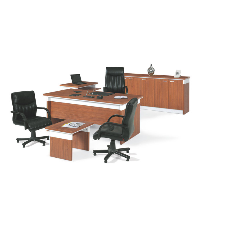 Inbox Zero Elmirasol L-Shaped Executive Desk Office Set | Wayfair