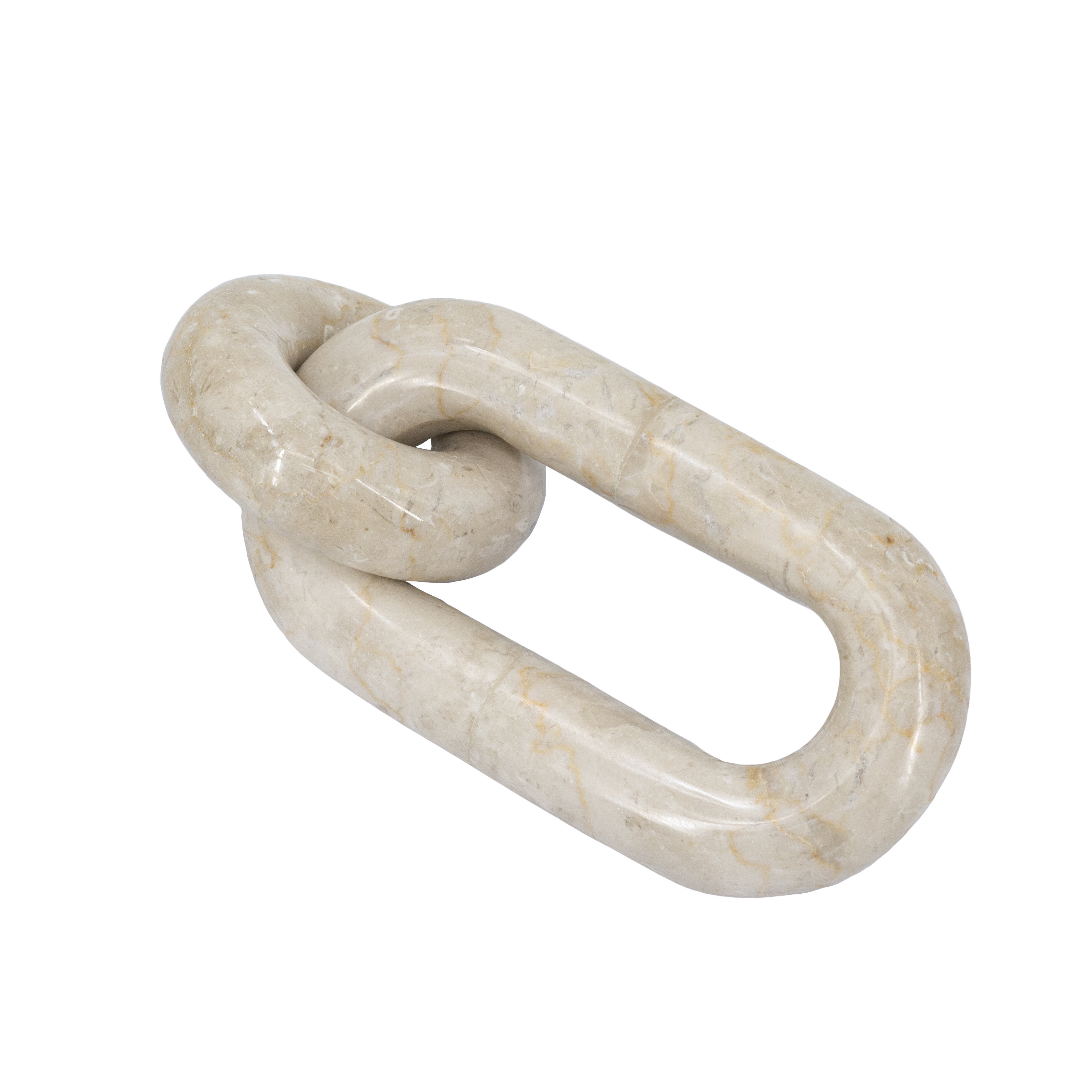 Joss & Main 6.5X3X1" Small Decorative Two-Link Marble Chain With ...