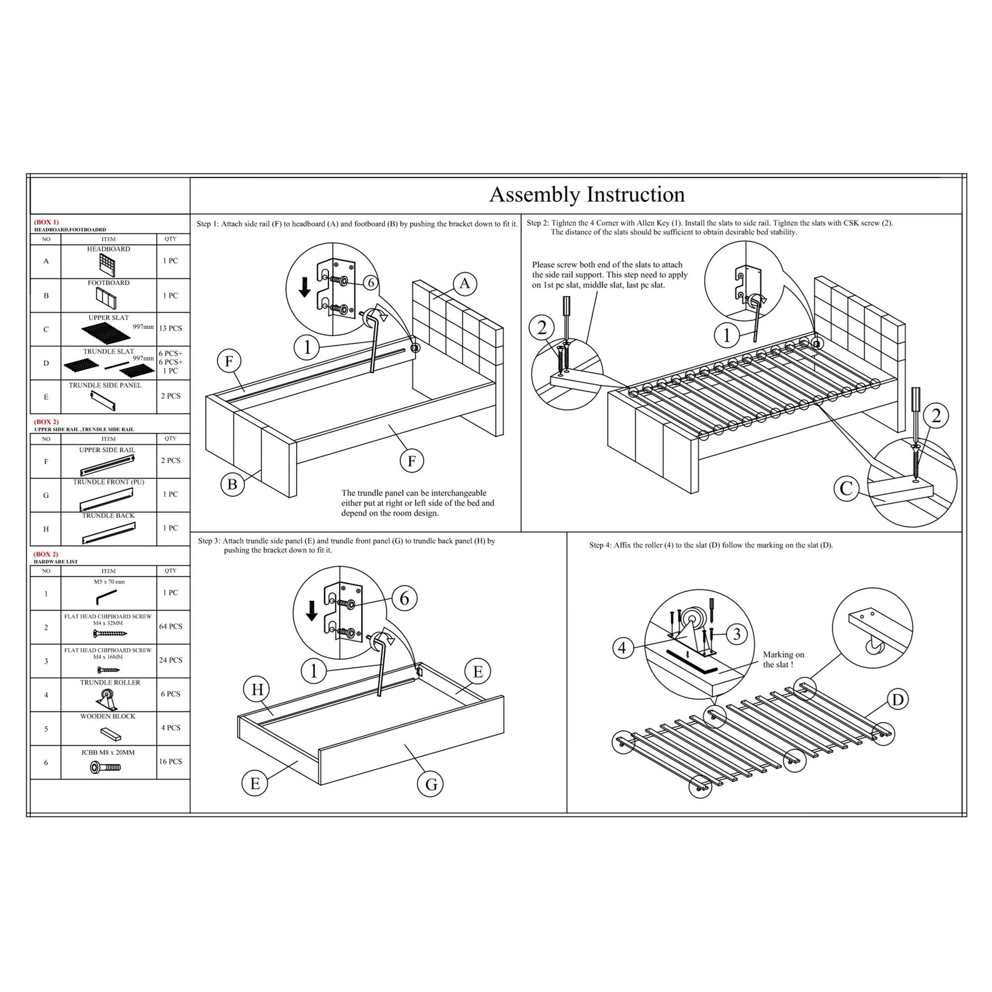 Latitude Run® Bed with White Faux Leather Upholstery | Wayfair