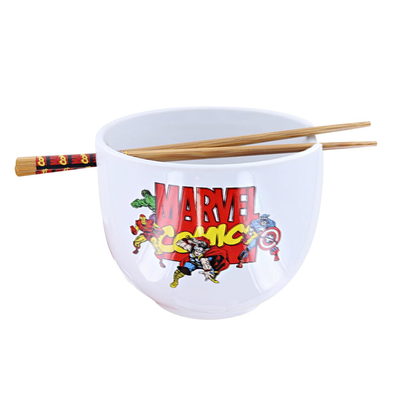 Silver Buffalo 24 oz. Marvel Comics Ramen Bowl | Wayfair