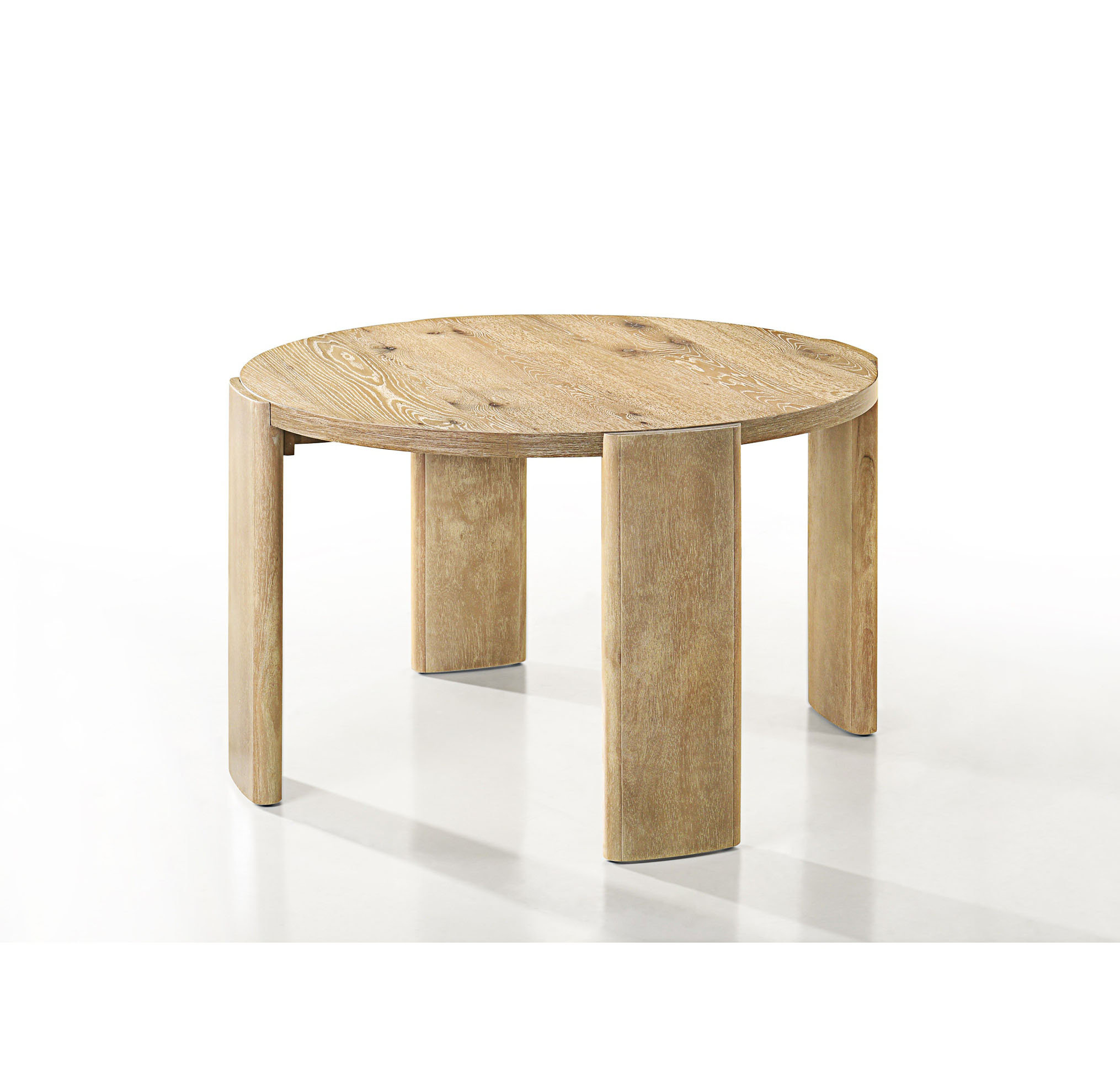 Loon Peak® Round Dining Table With Four-Leg Base Design | Wayfair