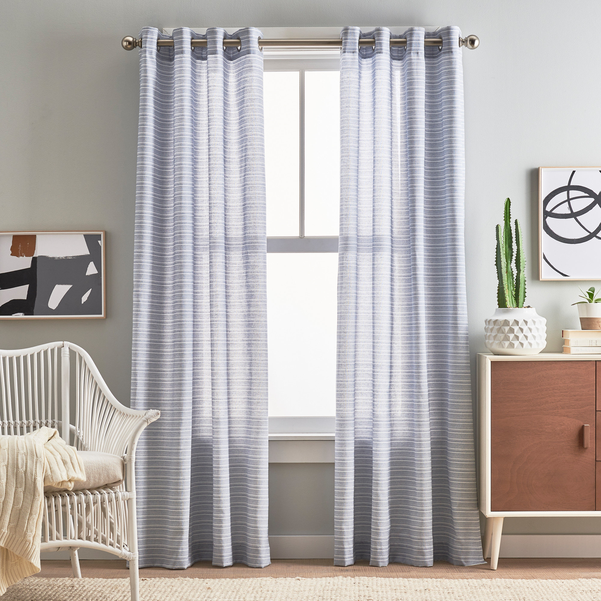 Peri Home Peri Home Cargo Stripe Grommet Curtain Panel Pair & Reviews ...