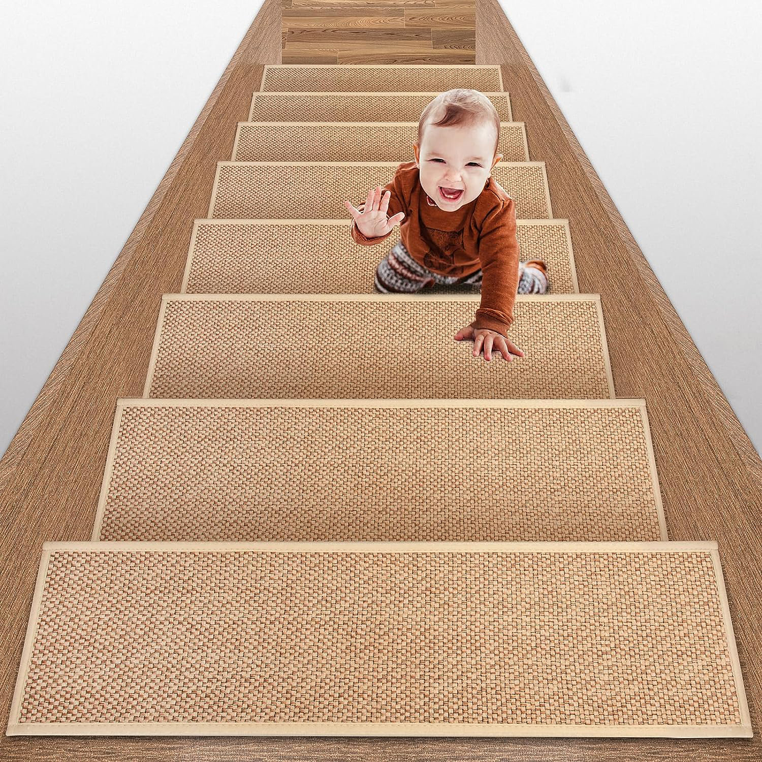 Latitude Run® Gretna Yellow Stair Tread | Wayfair