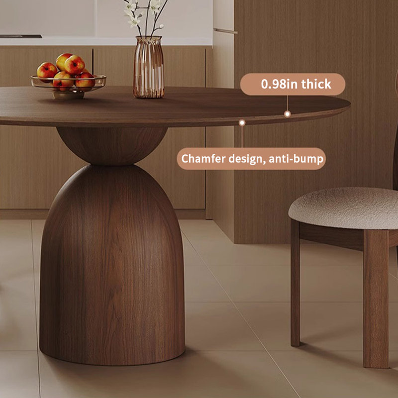 Orren Ellis Stipe Round Dining Table | Wayfair