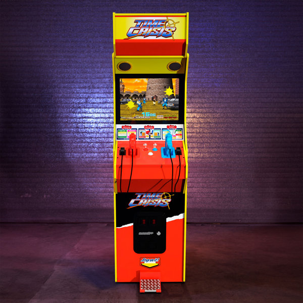 Arcade 1Up Arcade1Up 17" Screen Multiplayer TIME Crisis Arcade Machine ...