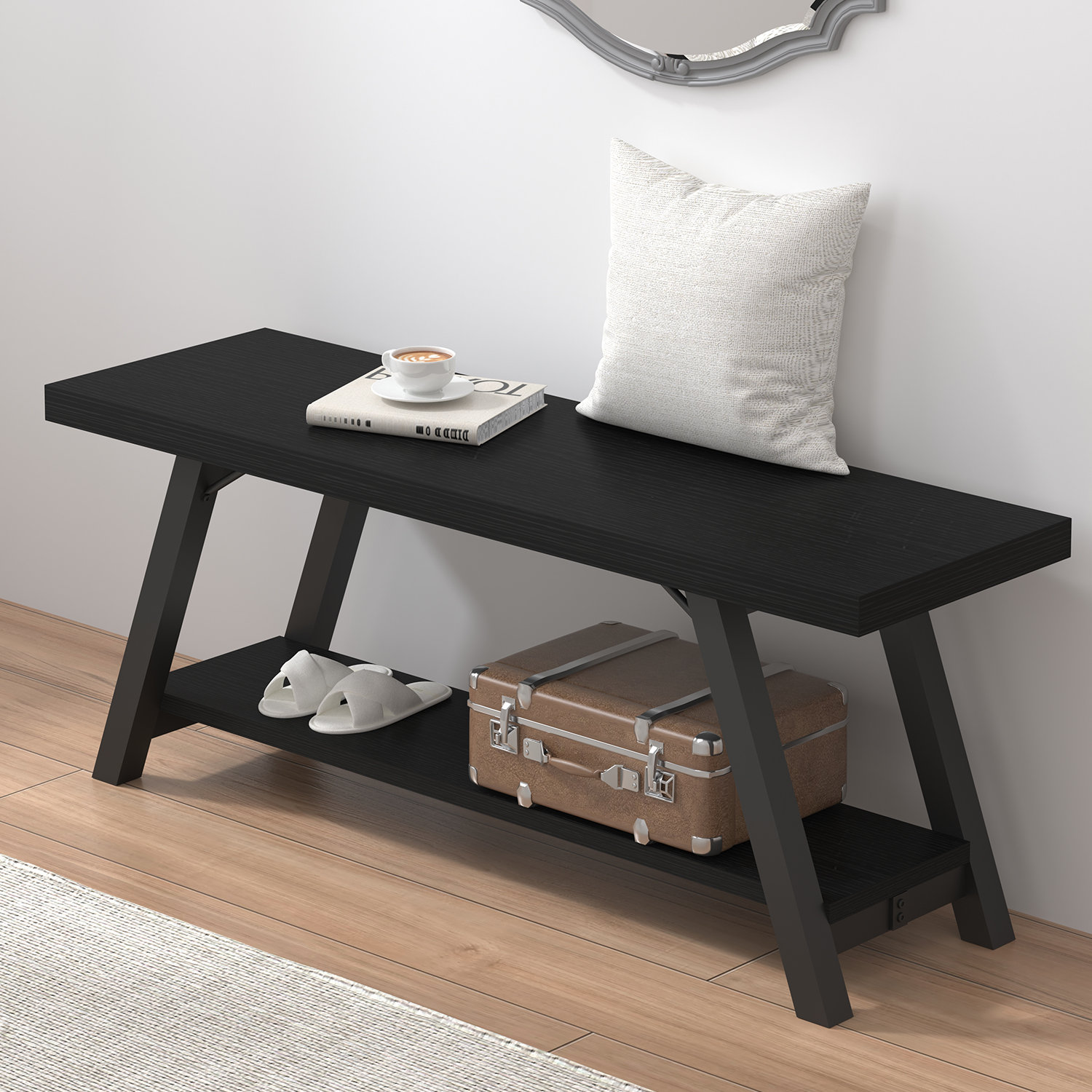 17 Stories Cayliana Storage Bench & Reviews | Wayfair
