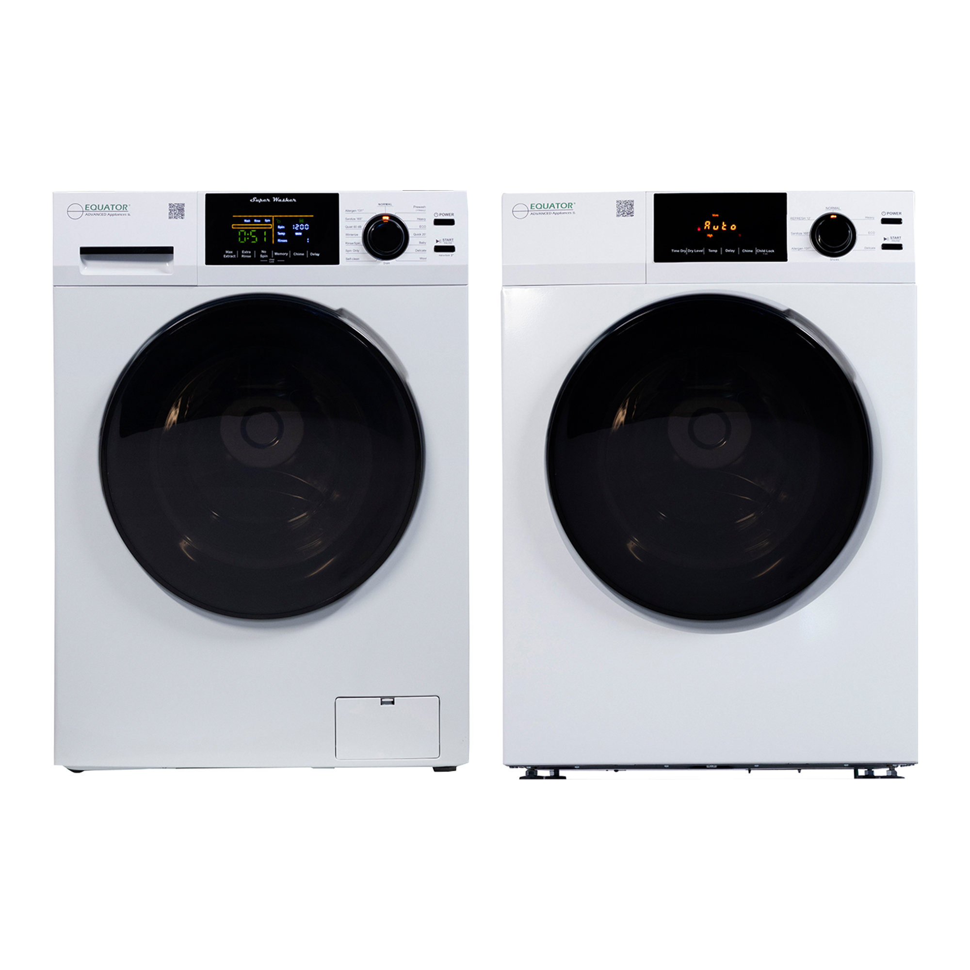 Equator Advanced Appliances Equator DELUXE LAUNDRY SET EW 835 Sani ...