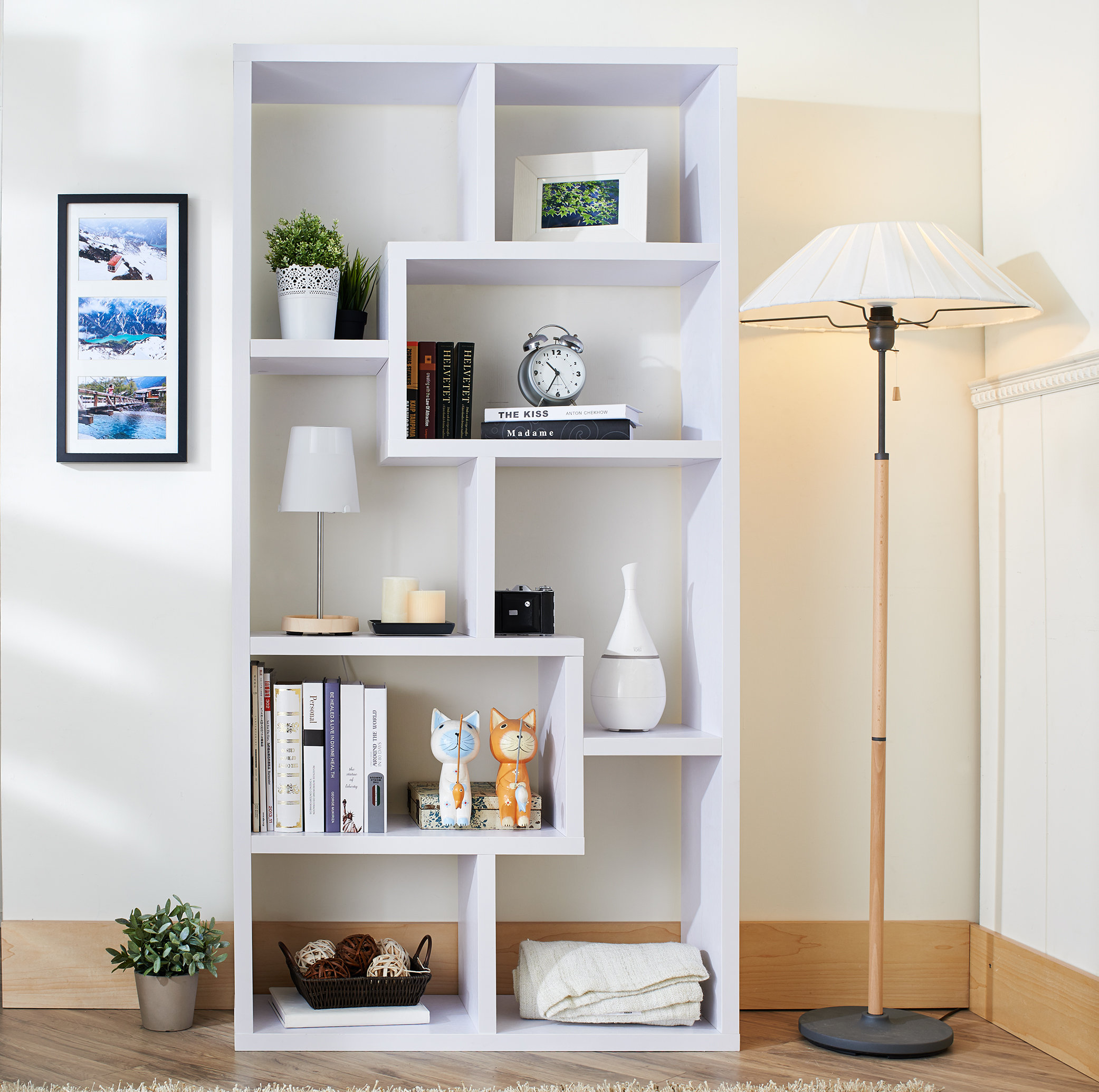 Hokku Designs Aruj Modern Bookcase | Wayfair