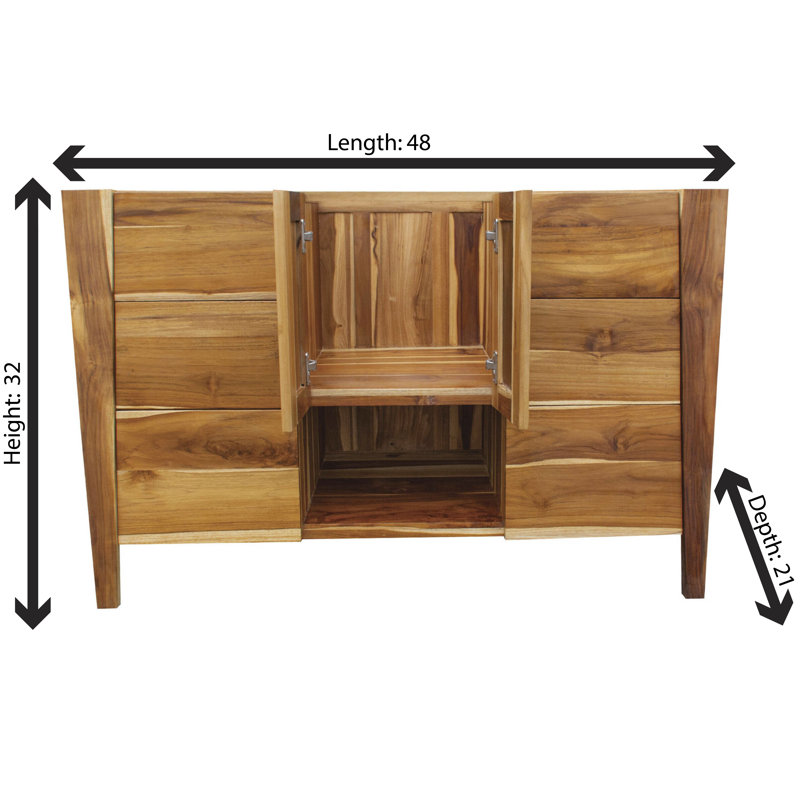 EcoDecors 48" Significado Bathroom Vanity, Bathroom Vanities, Bathroom ...