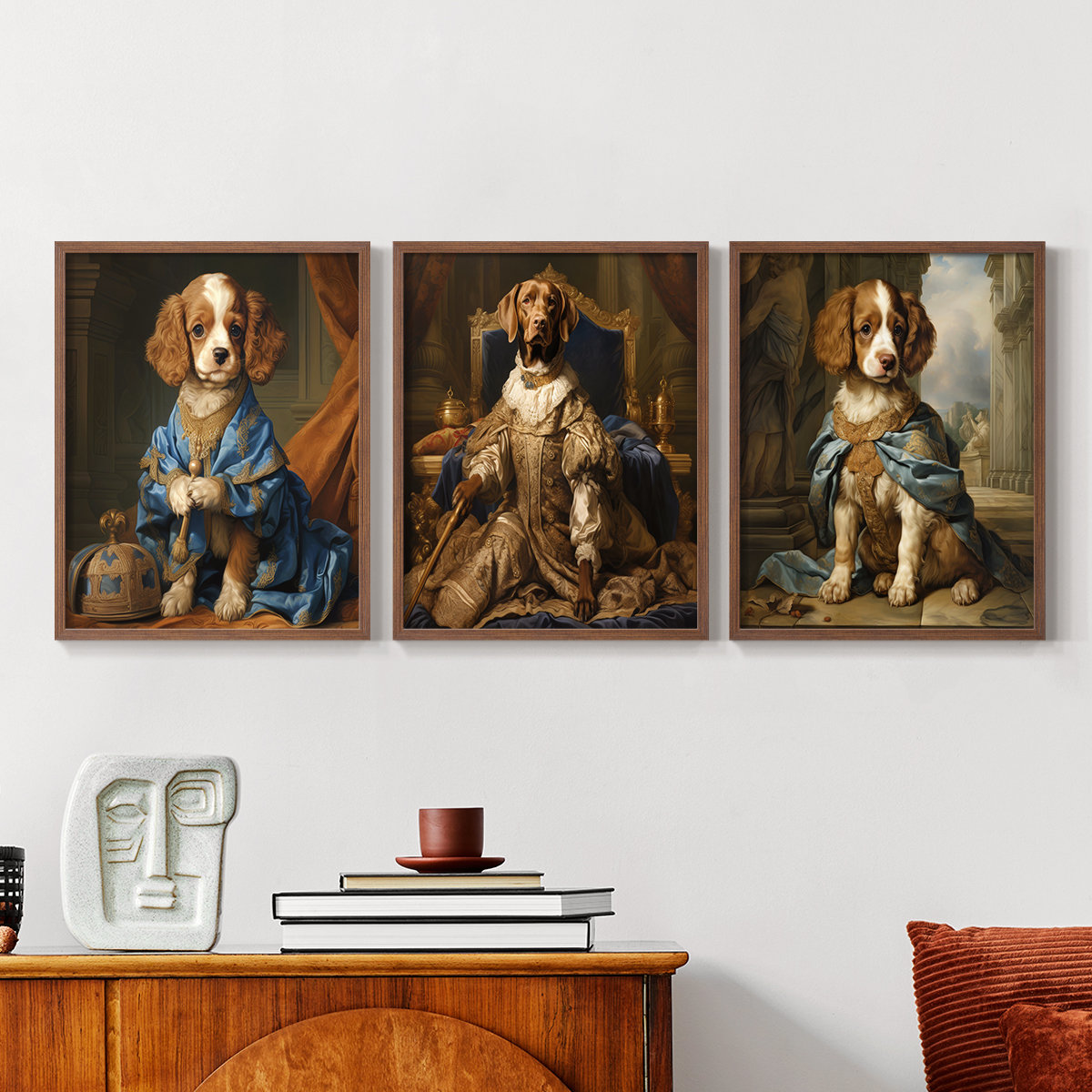Wexford Home Royal Animals Series LVIII -Set Of 3 Framed Giclee Prints ...