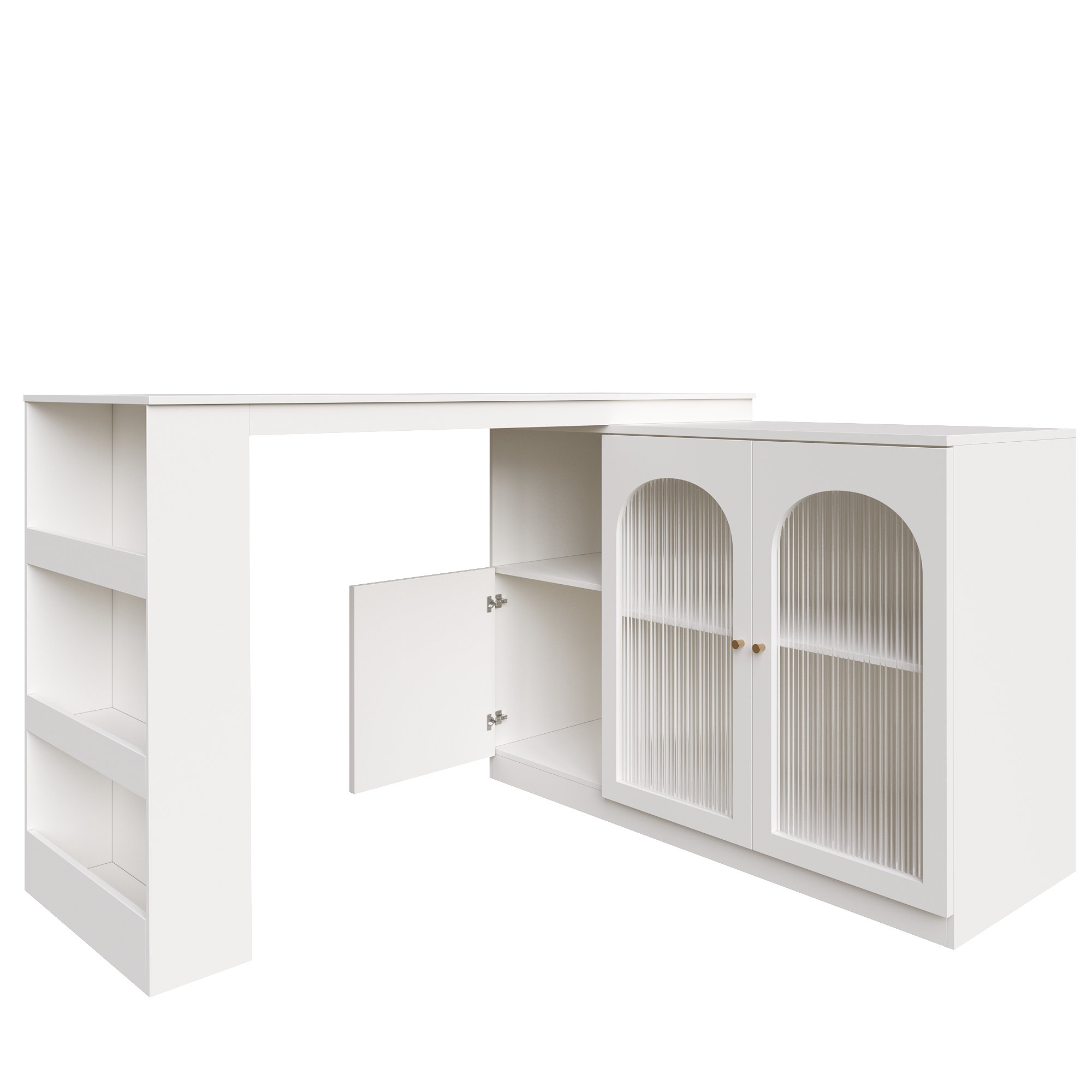Brayden Studio 360° Rotating Bar Table (main Body 120 X 40 X 97 Cm ...