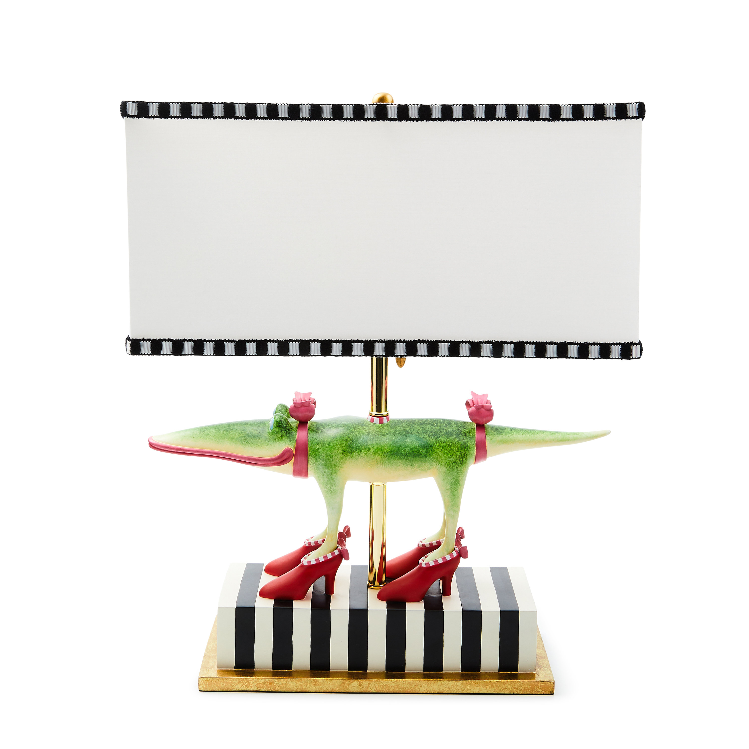 MacKenzie-Childs Patience Brewster Gloria Alligator Table Lamp | Perigold