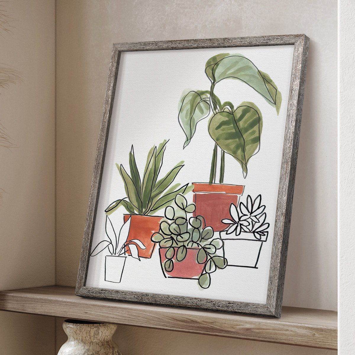 Gracie Oaks HomeGrownI Framed Print - Solid Wood | Wayfair