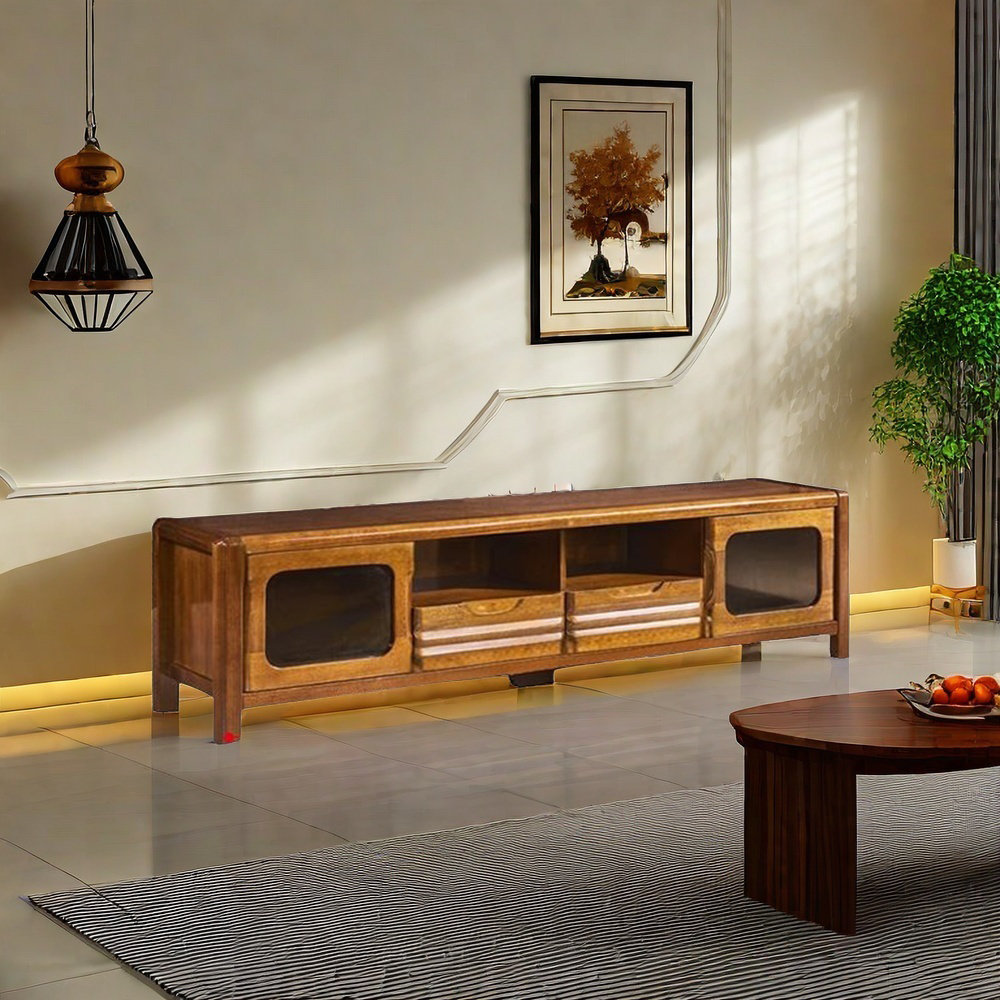 moonlight design Modern all solid wood TV cabinet - Wayfair Canada