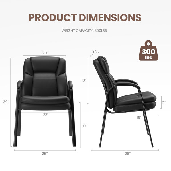 AETHER LIVING Upholstered Conference Chair - Wayfair Canada