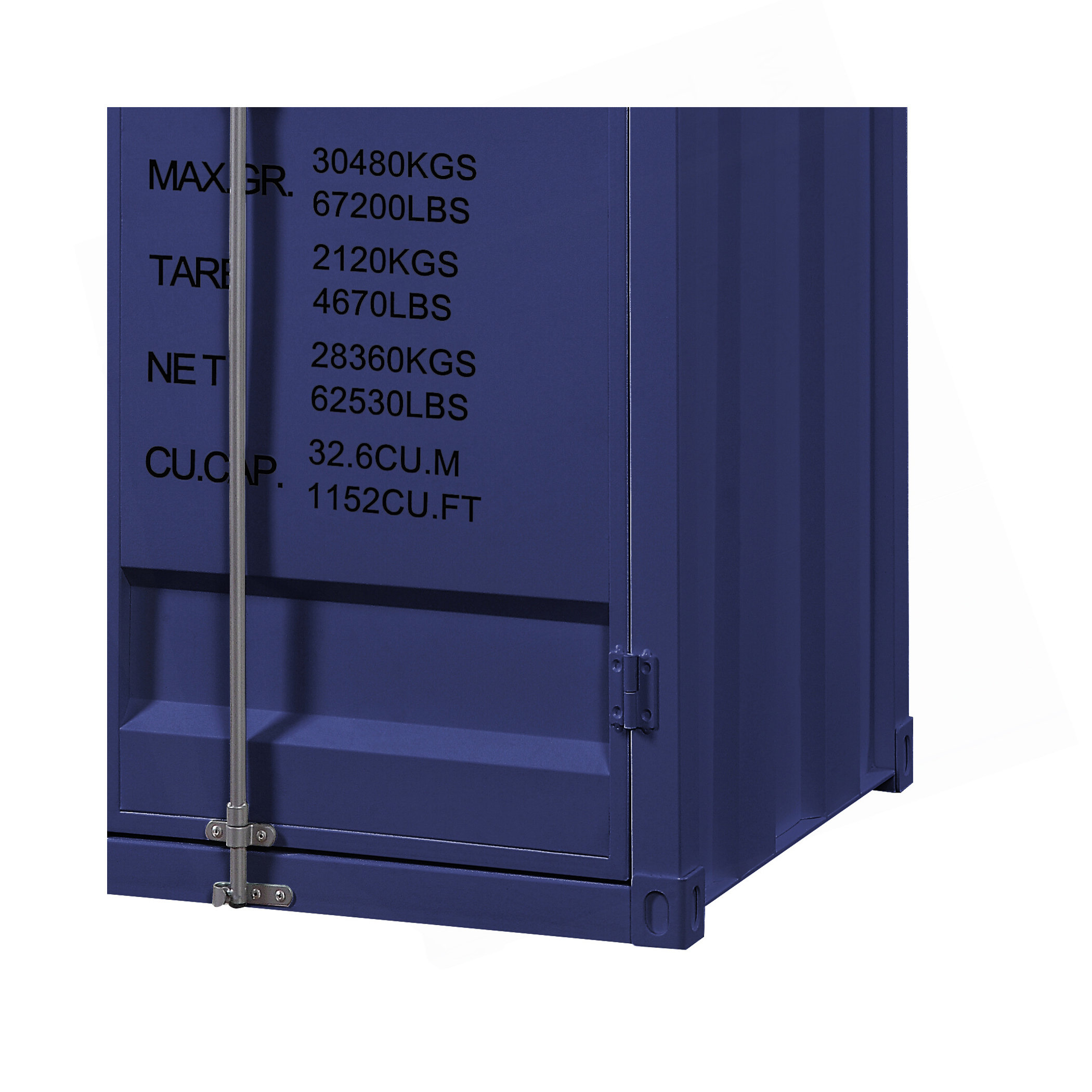 Williston Forge Wardrobe With Full-Length Container Lock | Wayfair