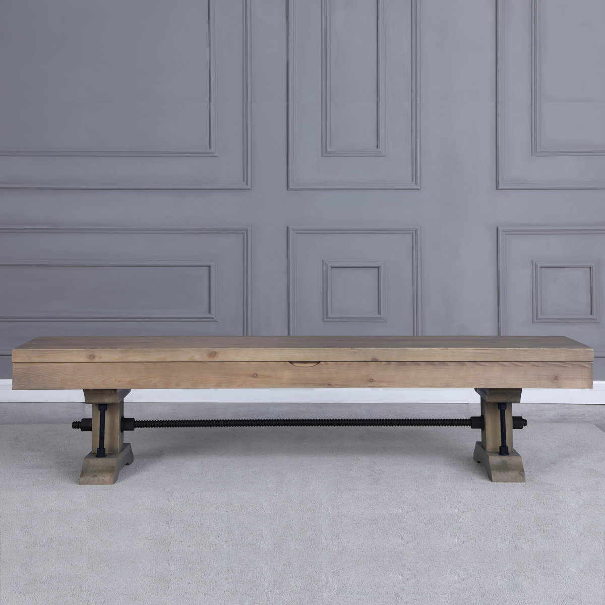 HomeSeason Billiard Bench with Storage for Manchester Pool Table ...