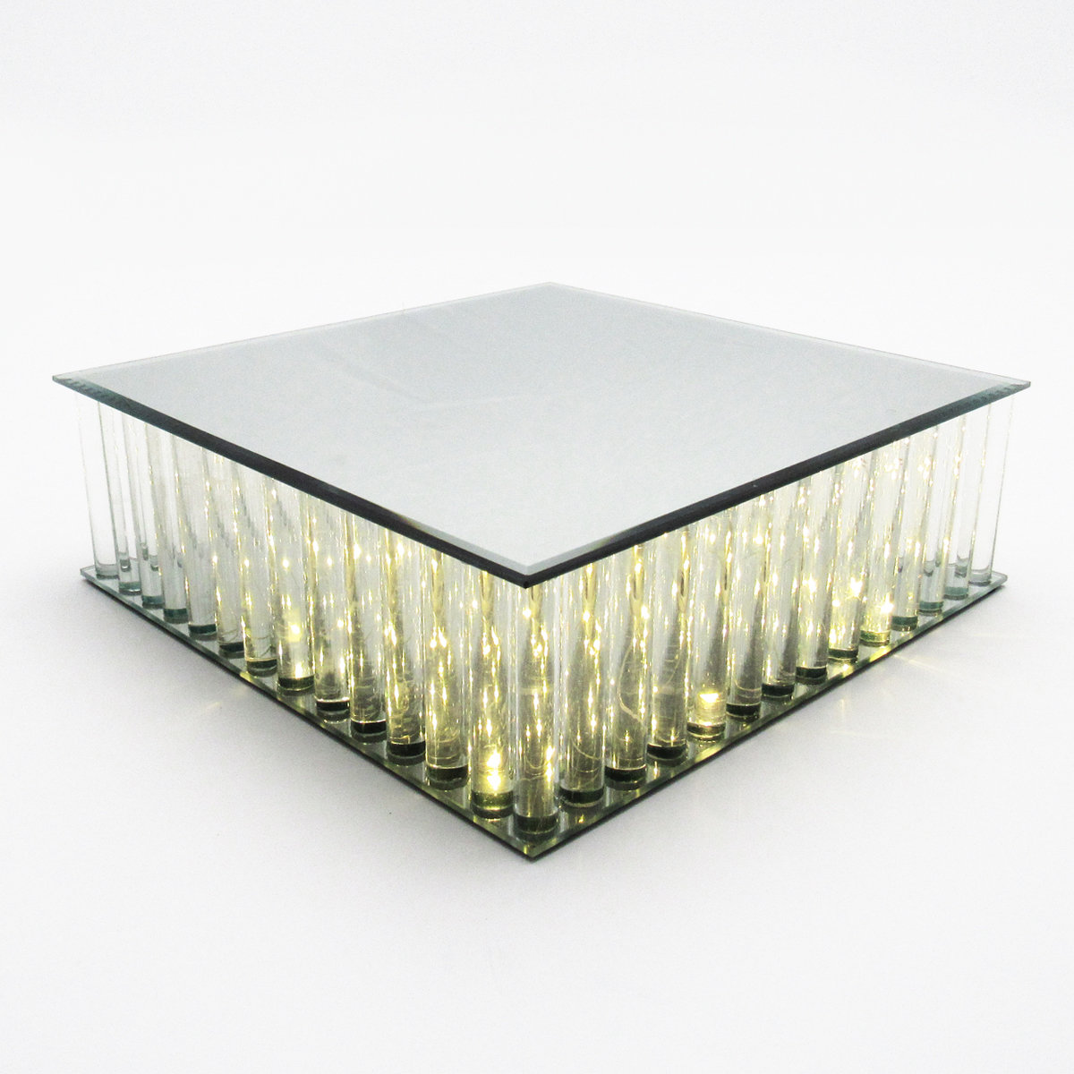 Orren Ellis Abdu Mirror Light Up Cake Stand | Wayfair