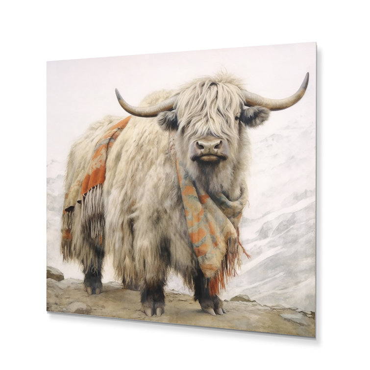 Union Rustic Wild Yak V - Animals Metal Wall Decor | Wayfair