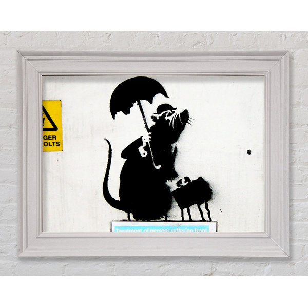 Happy Larry Electrical Rat Framed Print | Wayfair.co.uk