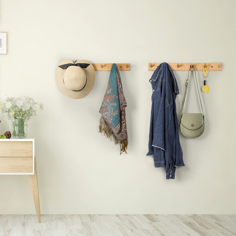 Rebrilliant Maximos Wall 6 - Hook Wall Mounted Coat Rack | Wayfair