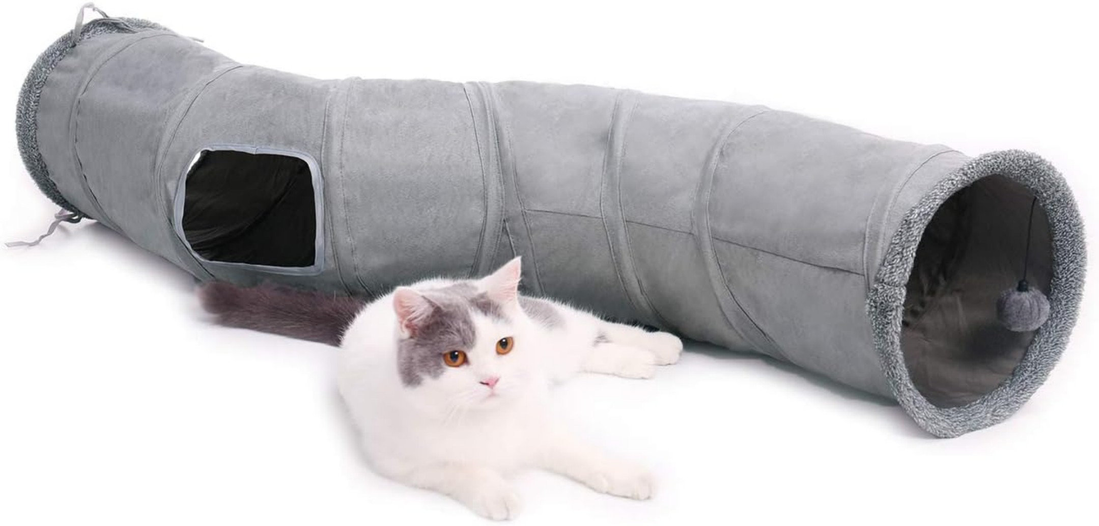 Ebern Designs Cat Tunnel Collapsible S Shape Cat Tunnels For Indoor ...