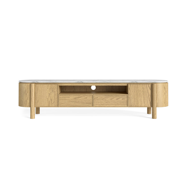 Fjørde & Co Xavier & Marble Large 210cm TV Unit | Wayfair.co.uk