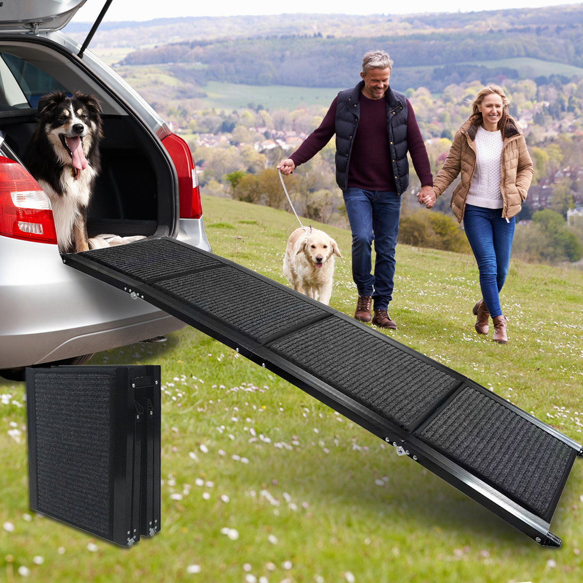 Tucker Murphy Pet™ Portable Dog Ramp For Cars, Suvs & Trucks - 71"l X ...