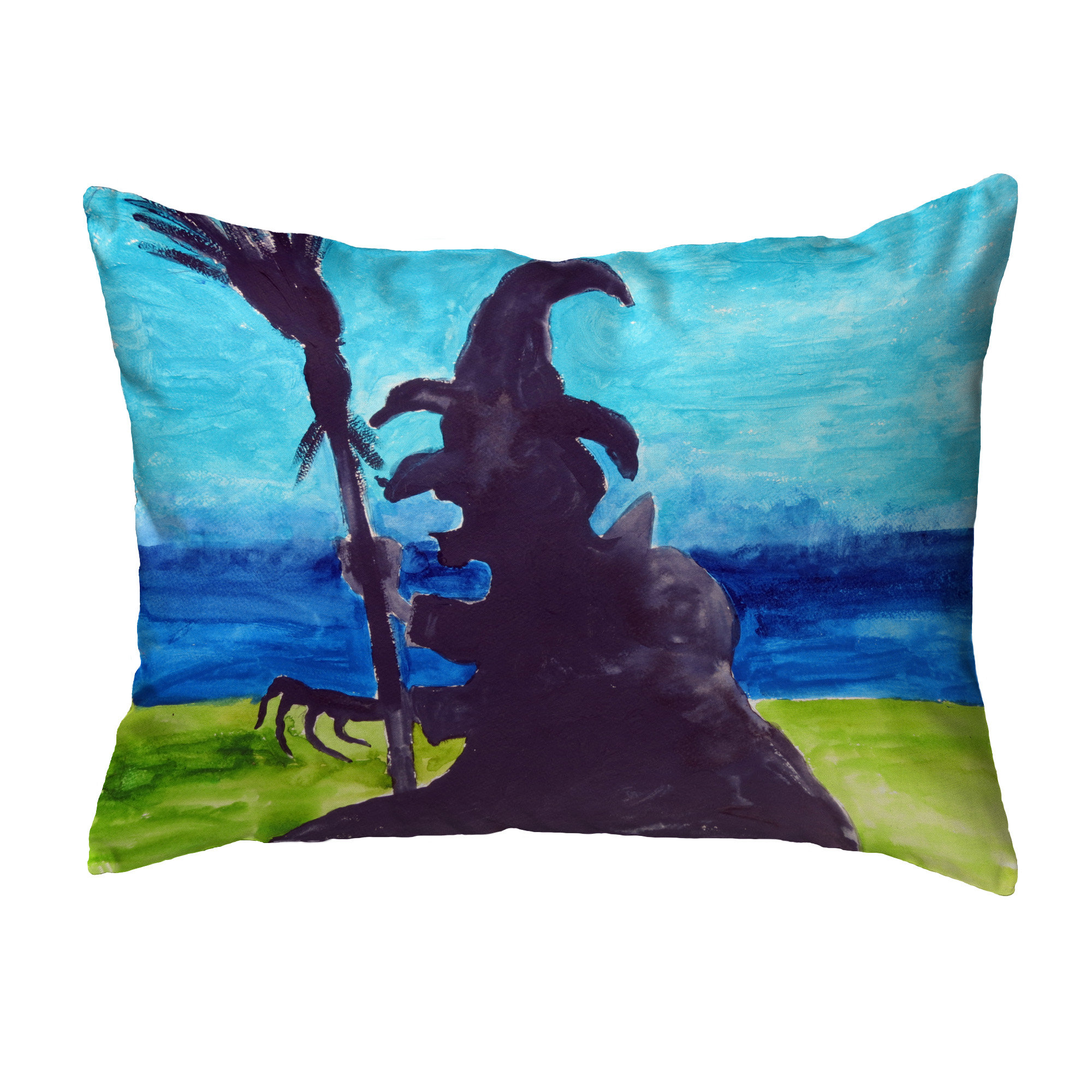 Betsy Drake Interiors Wicked Witch Indoor / Outdoor Rectangular Throw ...