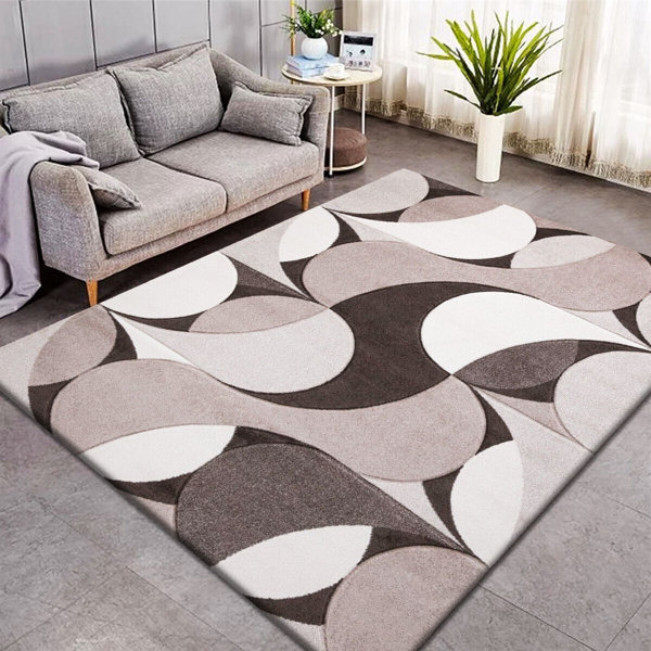 Ivy Bronx 100% Polypropylene Modren Kenzo Design Area Rug For Hallway ...