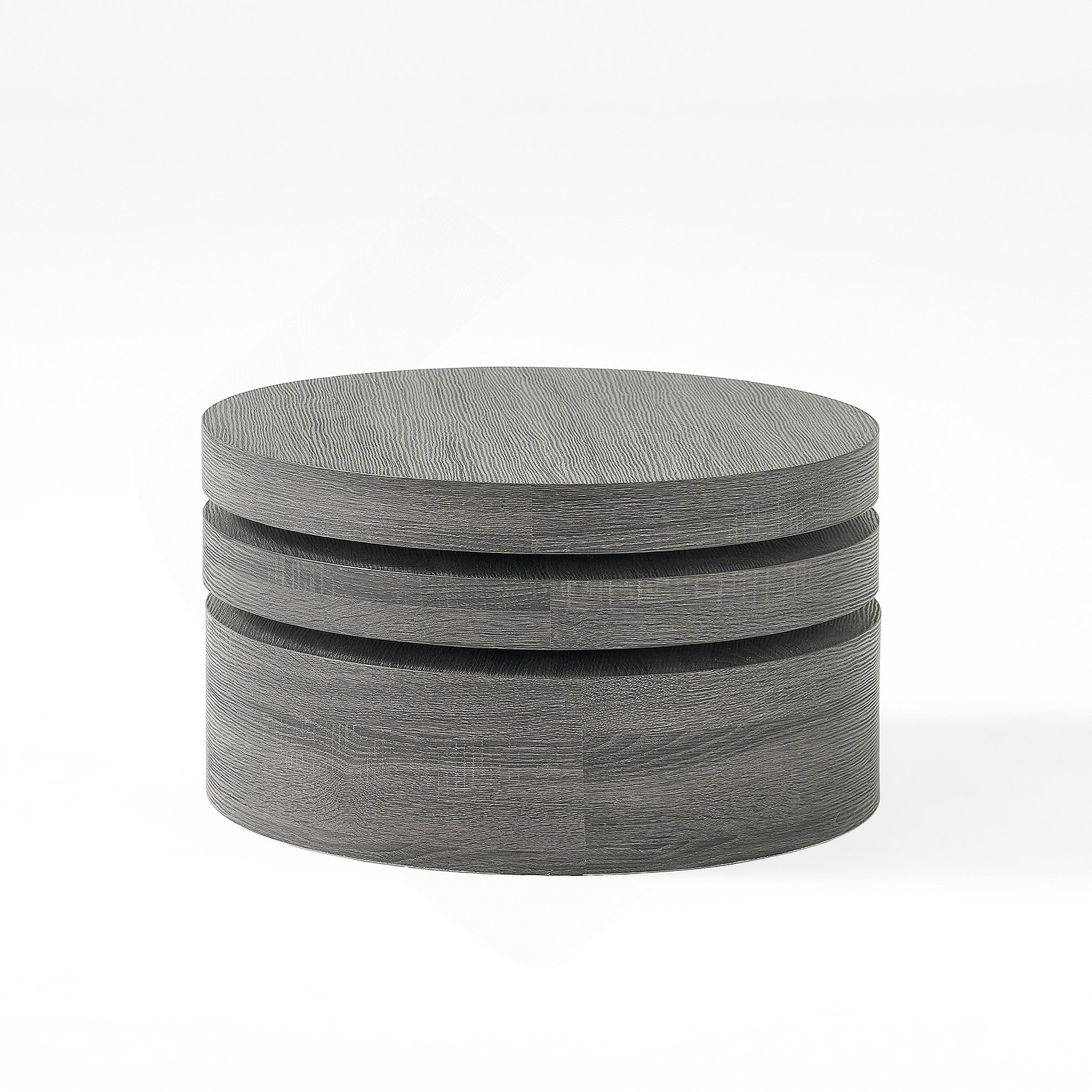 Latitude Run® MODERNESQUE ROTATING COFFEE TABLE-Matte Black | Wayfair