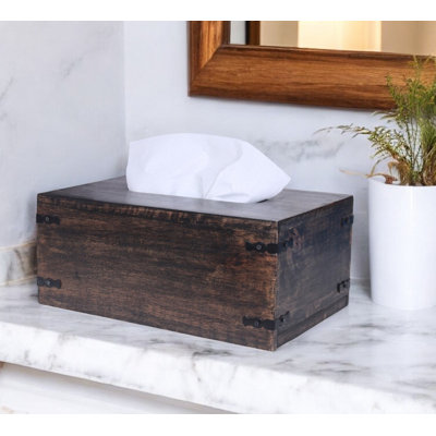 Loon Peak® Rectangular Wood Tissue Box Cover & Reviews | Wayfair