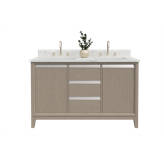 Vanity Art 54 Double Bathroom Vanity with Top | Wayfair