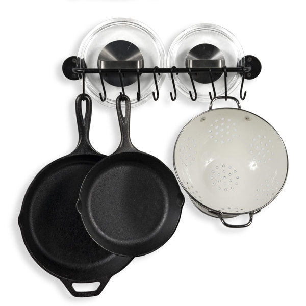 Prep & Savour Wall Mounted Pot Rack & Reviews | Wayfair