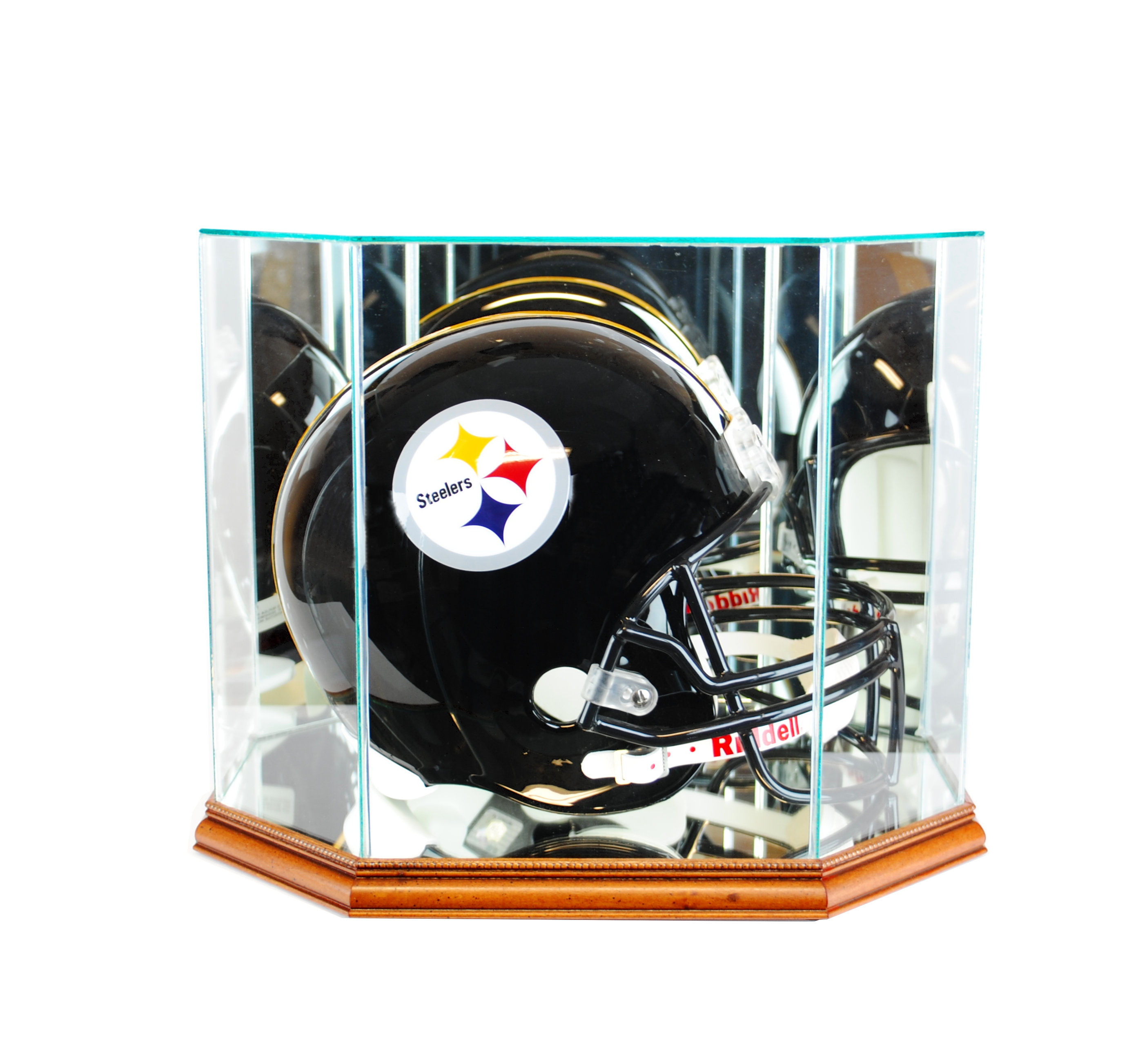 Perfect Cases and Frames Octagon Full Size Football Helmet Display Case ...