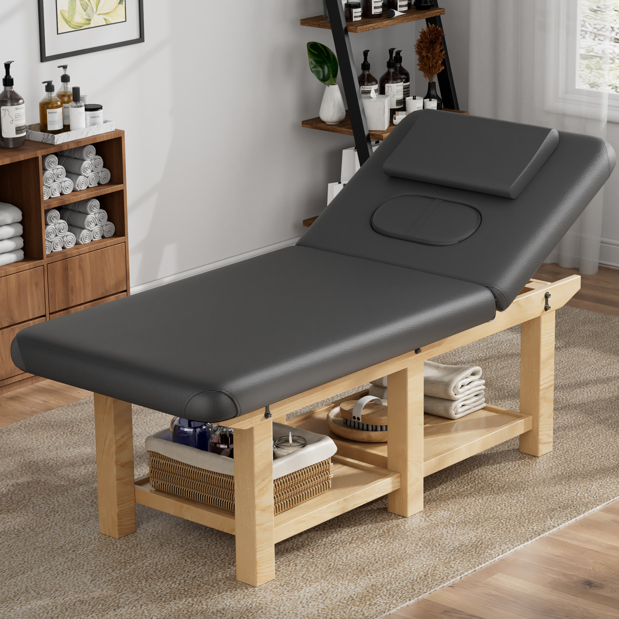 Alwyn Home Norte 75" Professional Massage Table Lash Bed Physical ...