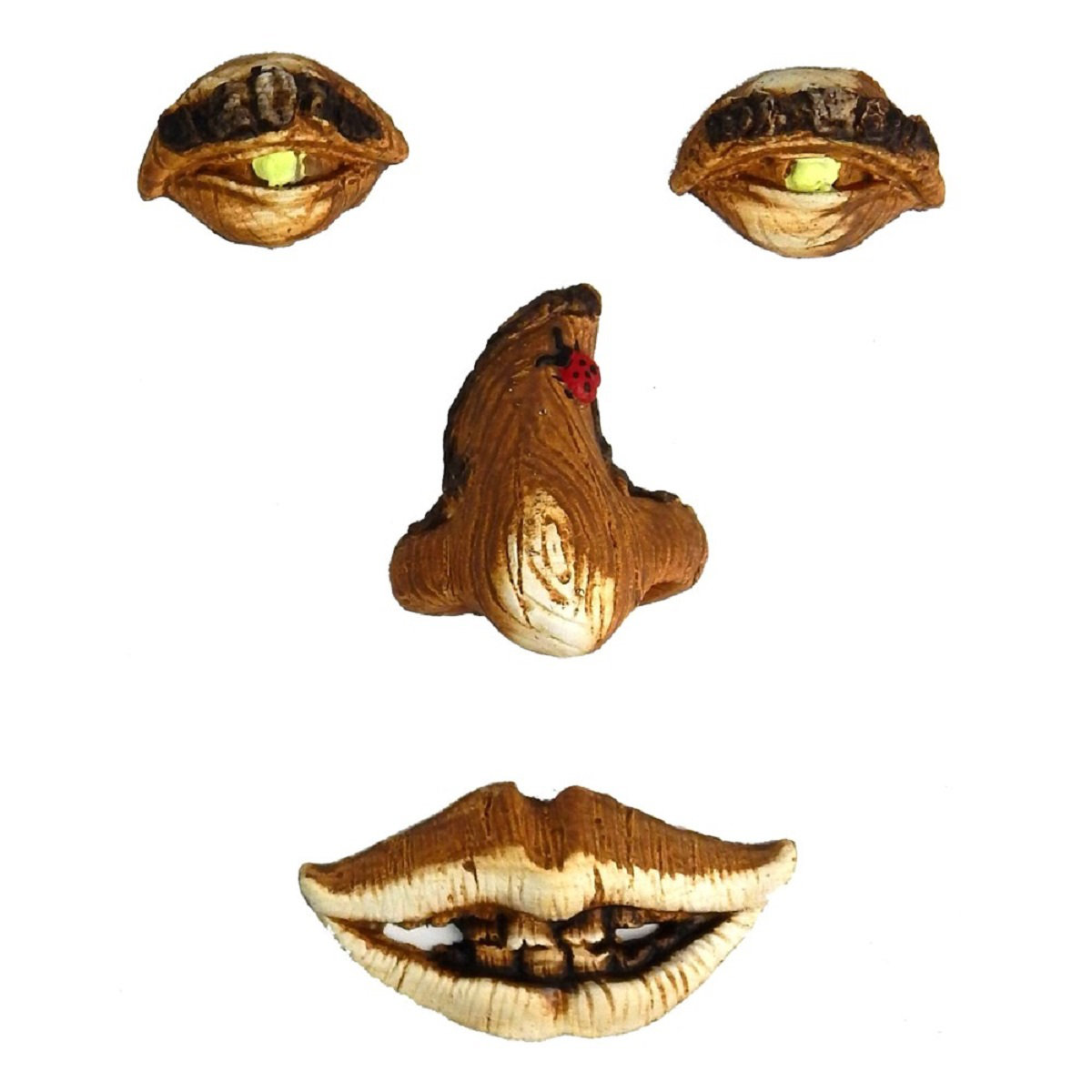 August Grove Dennie Sleepy Tree Face Lawn/Garden Decoration - Wayfair ...