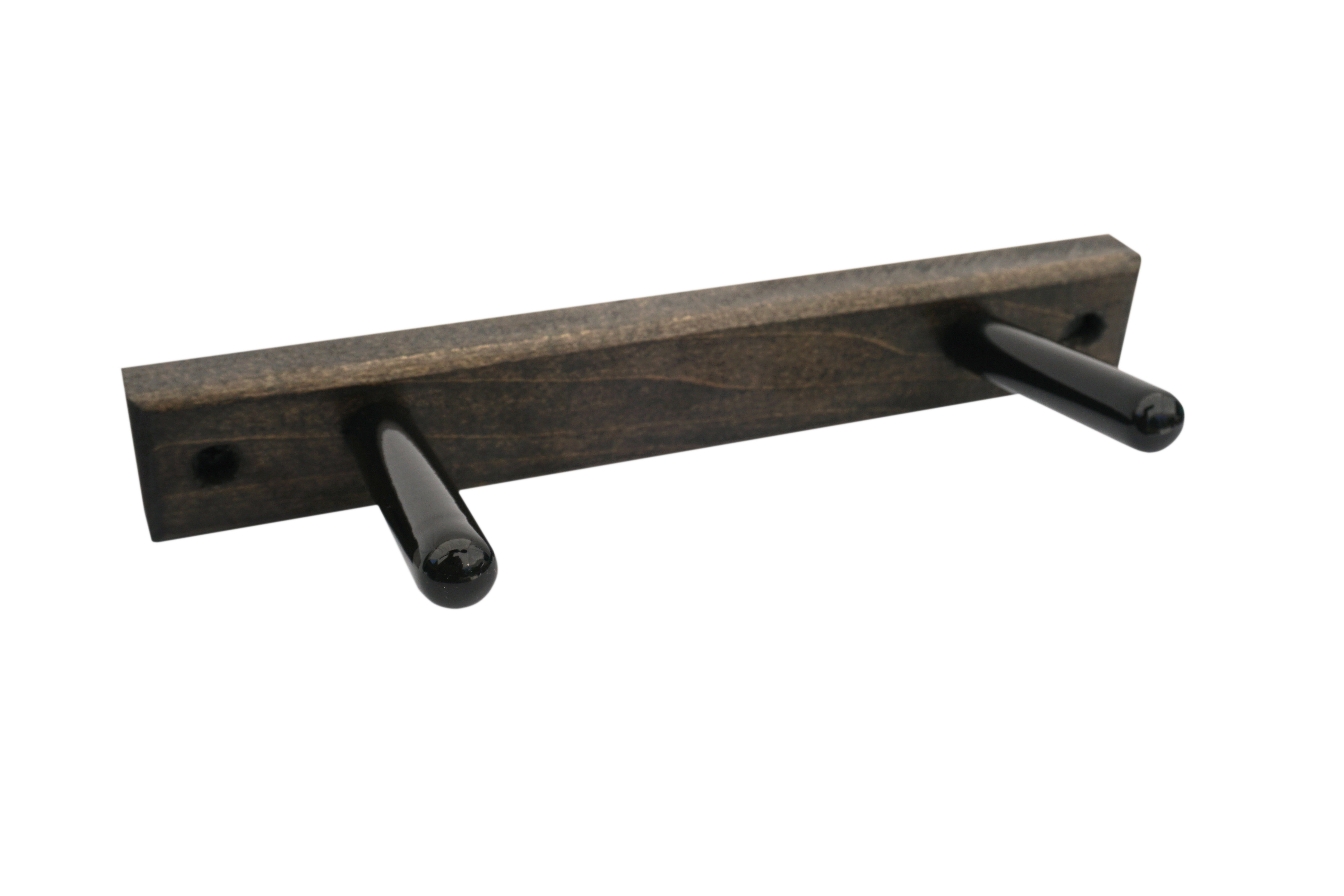 Millwood Pines Horizontal Trumpet Wall Mount, Aged Stain | Wayfair