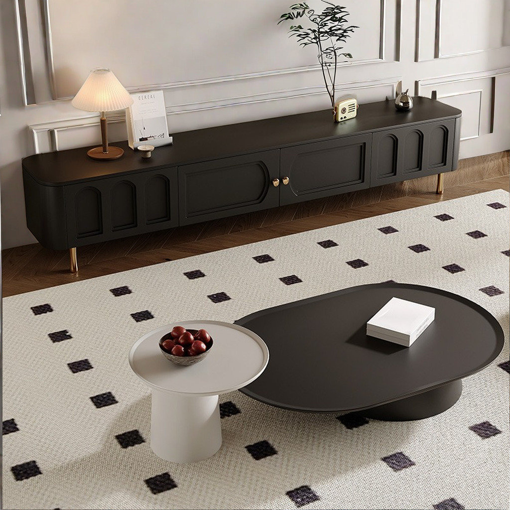 moonlight design French TV Stand Coffee Table Combination 3 - Piece ...