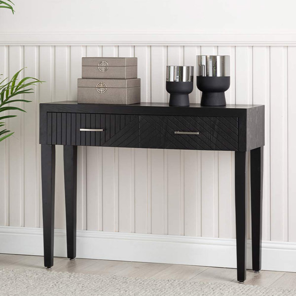 17 Stories Joeanna 105 cm Slim Console Table for Living Room Furniture ...